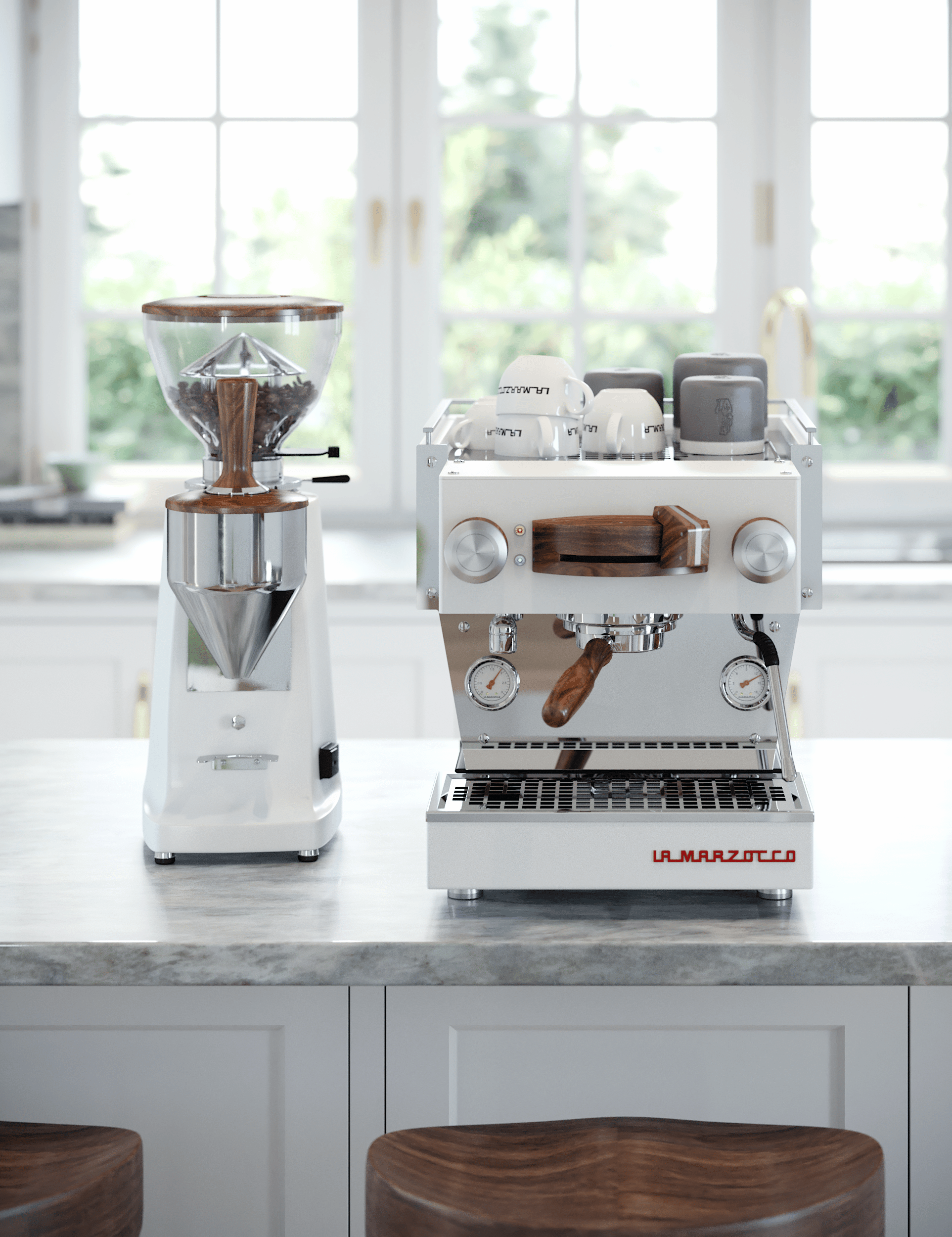 Linea Mini in White - La Marzocco Home