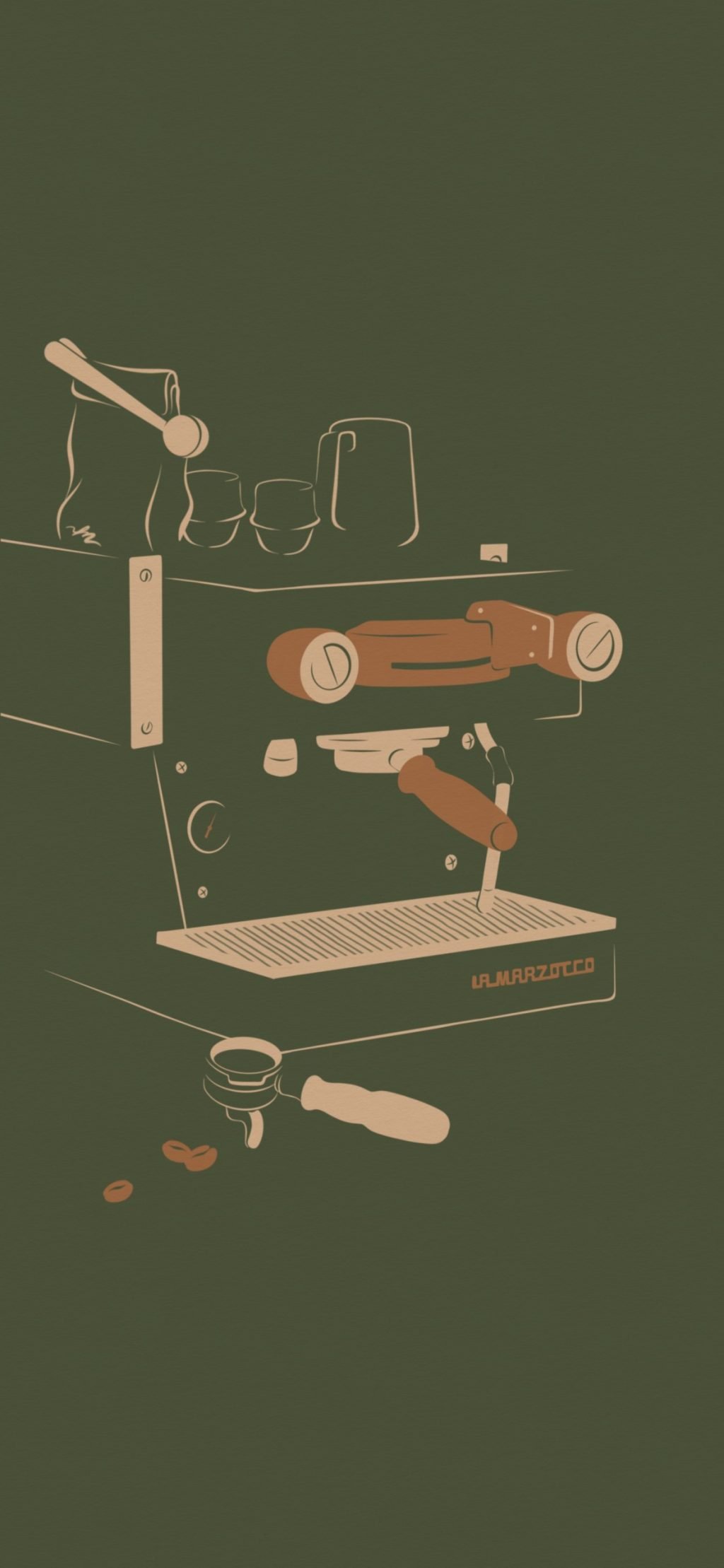 Linea Mini Wallpaper - La Marzocco Home